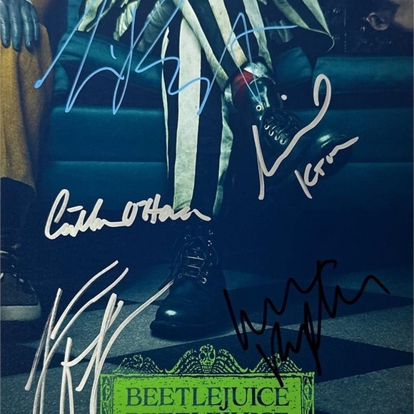 Art | Autograph Coa Beetlejuice 224 Photo | Poshmark